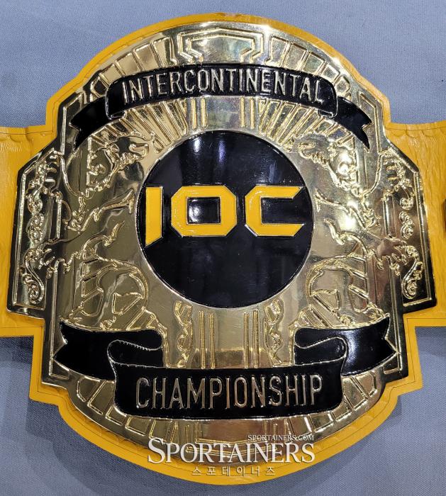 [사진] 이것이 'IOC 인터콘티넨탈 챔피언십' 벨트 스포츠와 엔터테인먼트의 만남 '스포테이너즈(SPORTAINERS)'